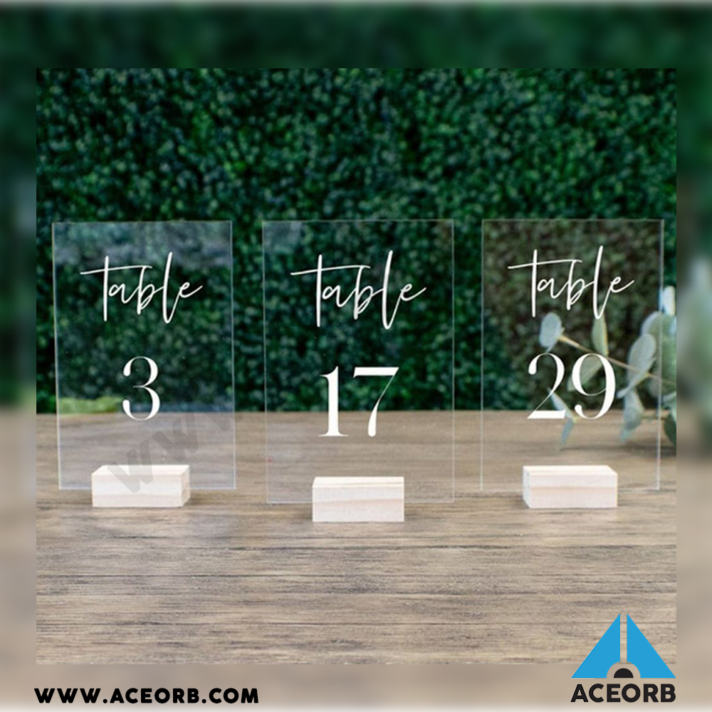 Non-lit Acrylic Sandwich Board – Aceorb